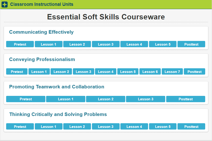 Soft Skills Courseware
